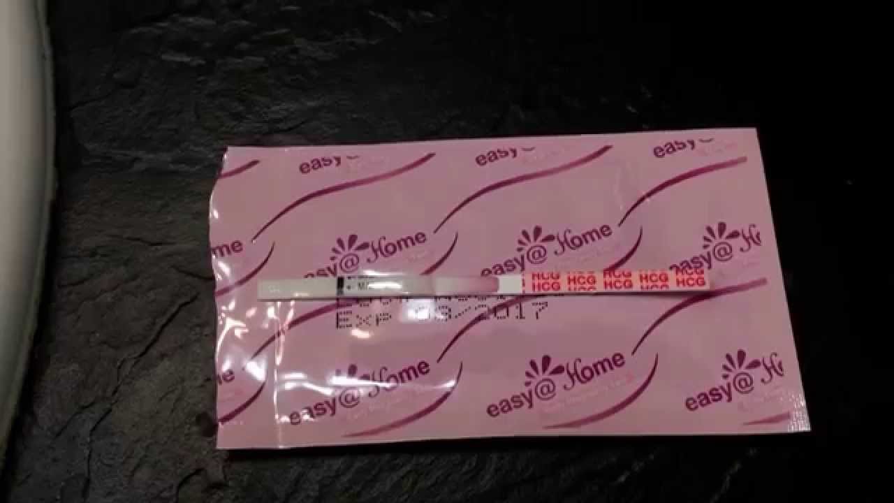 Live Pregnancy Test | 7 DPO - YouTube