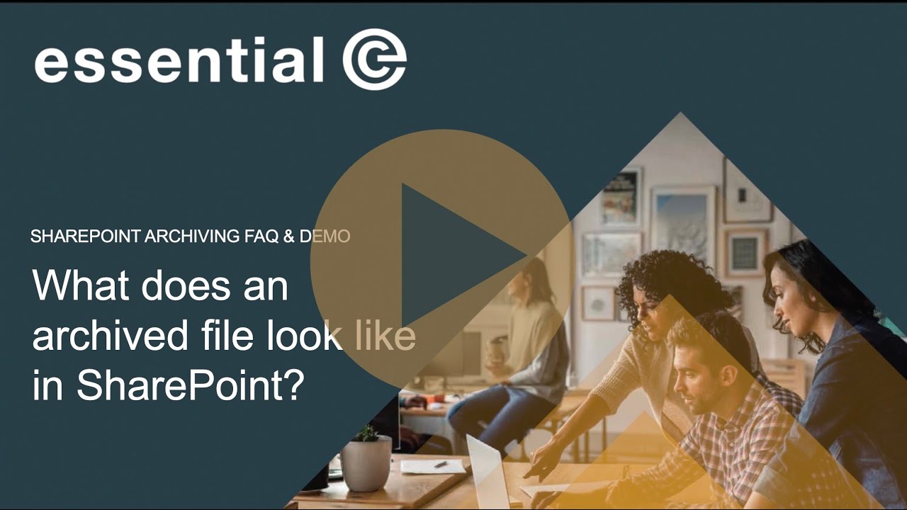 SharePoint Online Archiving - The End User Experience - YouTube