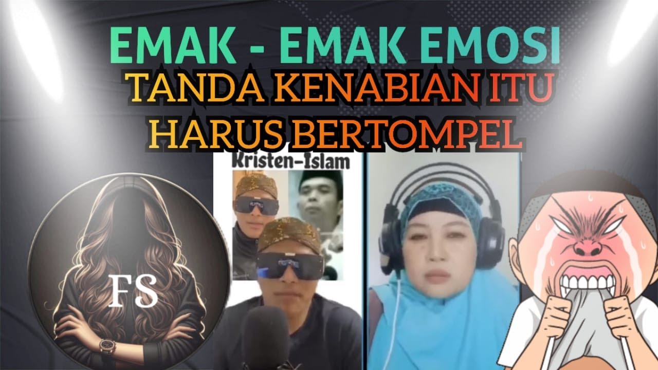 EMAK EMAK EMOSI TANDA KENABIAN ITU HARUS BERTOMPEL (REACTION PREMING ...