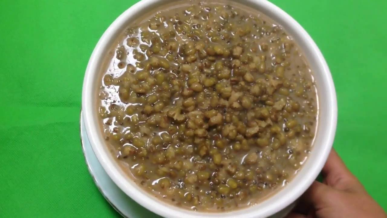 បង្អែមបបរសណ្តែតខៀវ | Soybean sweet | asian sweet | khmer sweet | how to ...