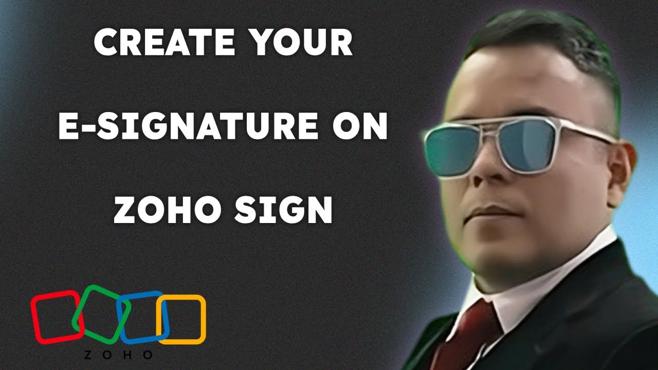 How to create your e signature on Zoho Sign { 2025 edition } - YouTube
