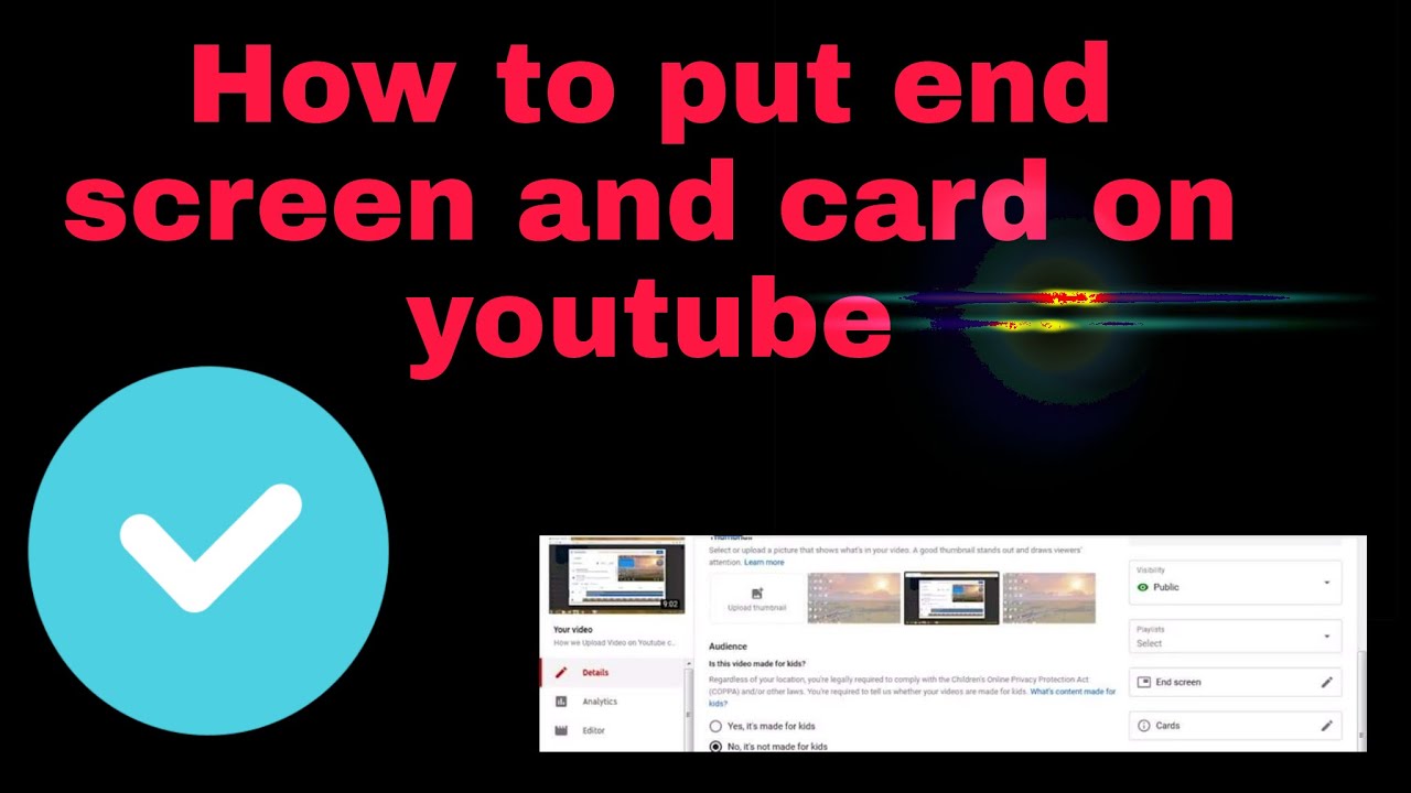 How To Put End Screen And Card On Our Channel YouTube how-to-put-end-screen-and-card-on-our-channel-youtube