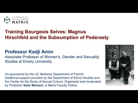 Training Bourgeois Selves: Magnus Hirschfeld and the Subsumption of Pederasty