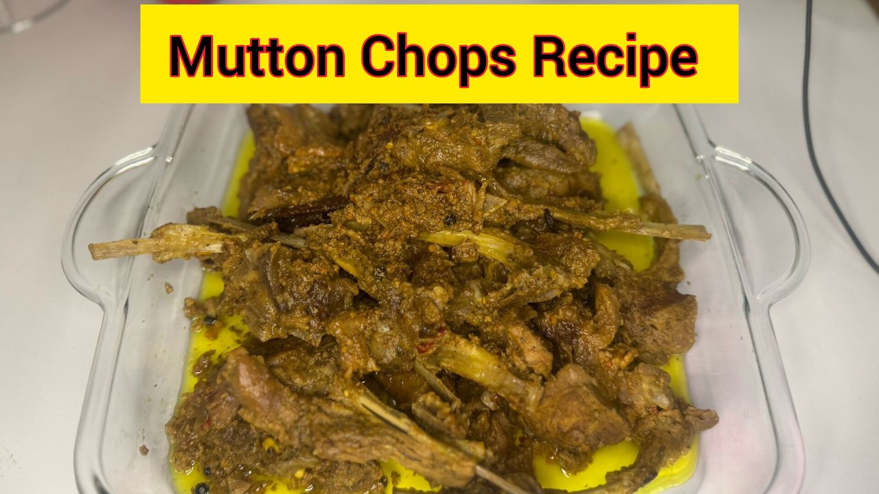 Dahi Champ Recipe by Zamsa Kitchen | Mutton Chops | Quick & Easy Recipe ...