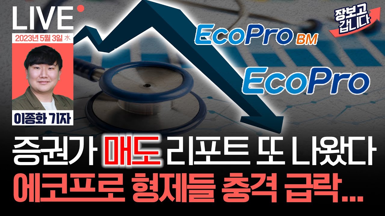 에코프로 이어 에코프로비엠 매도 리포트 나왔다 증권가 의견 하향 배경 포스코퓨처엠 포항에 공장 대형 투자 팩웨스트