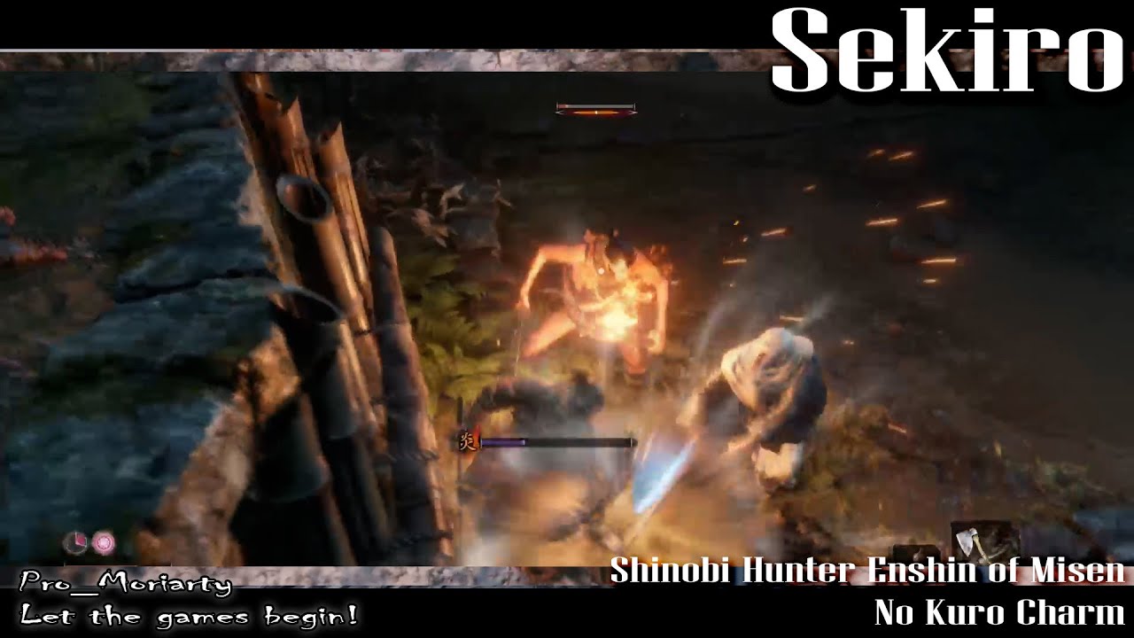 Sekiro: Shinobi Hunter Enshin of Misen - No Kuro Charm - YouTube