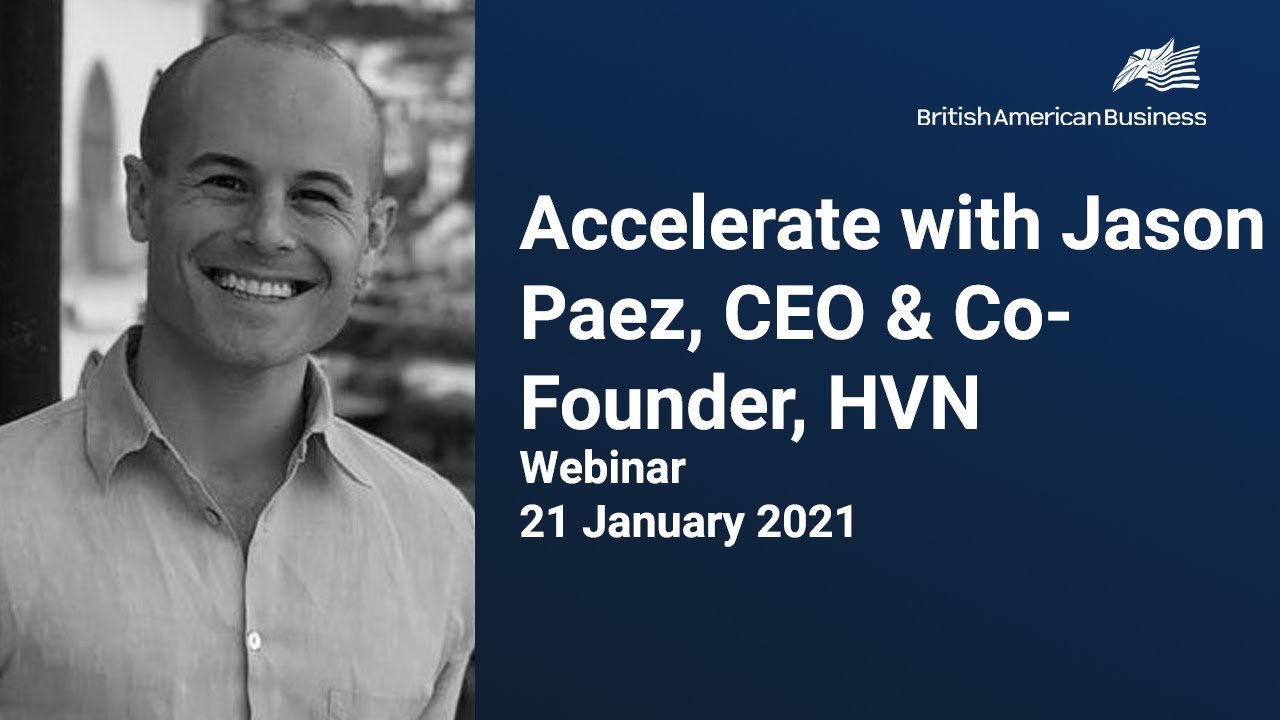Accelerate with Jason Paez, CEO & Co-Founder, HVN - YouTube