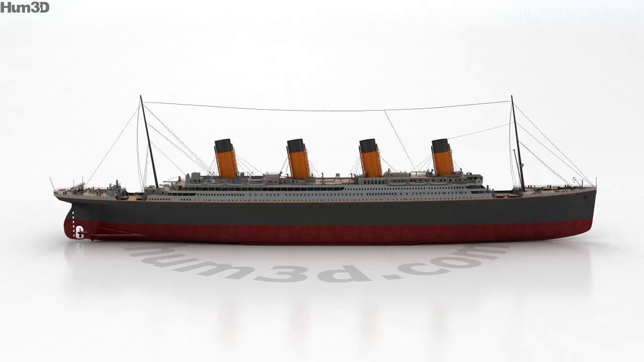 RMS Titanic 3D model by 3DModels.org - YouTube