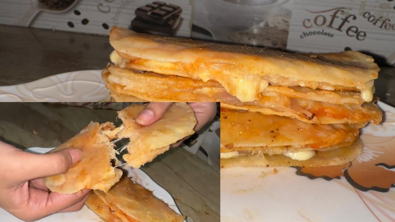 Roti taco | easy recipe | less ingredients - YouTube