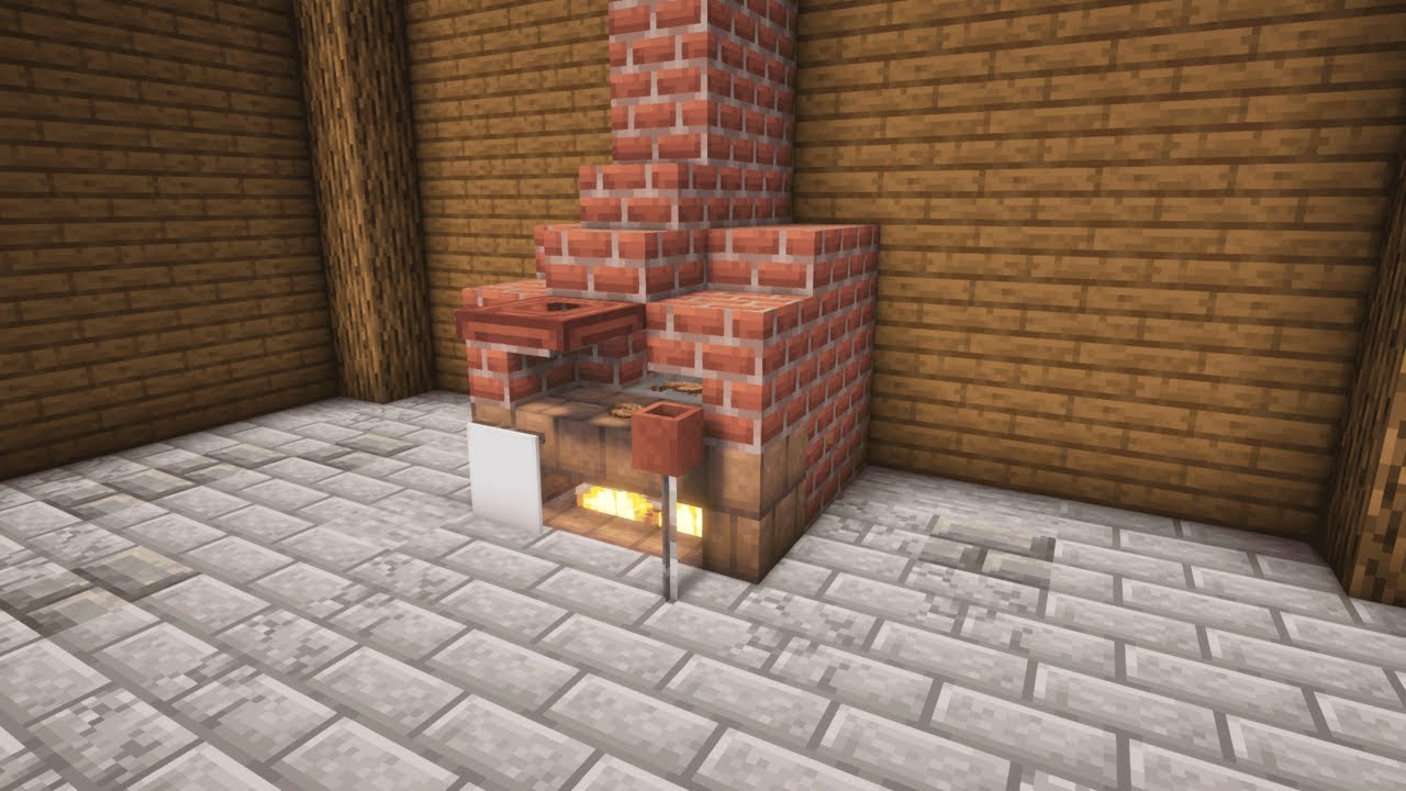 How to build a Minecraft Pizza Oven - Building Tutorial - YouTube