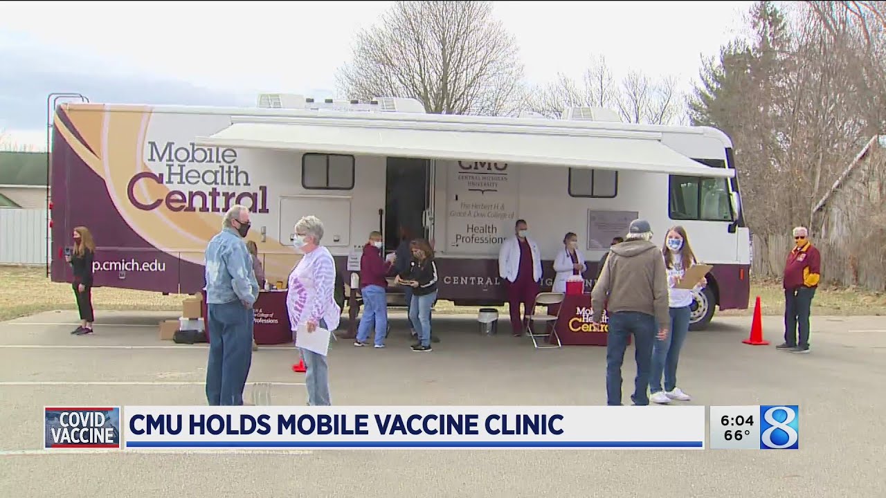 CMU health bus supports rural vaccination effort - YouTube