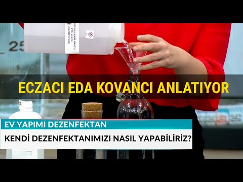 Eczacı Eda Kovancı Anlatıyor: Evde Dezenfektan (El Antiseptiği) Yapımı (Hayatın Ritmi TRT)