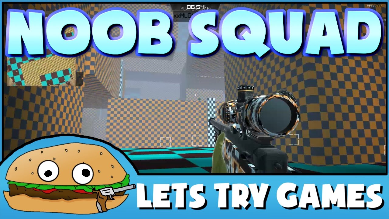 NOOB SQUAD 🍔 Lets Try Games 🍔 - YouTube