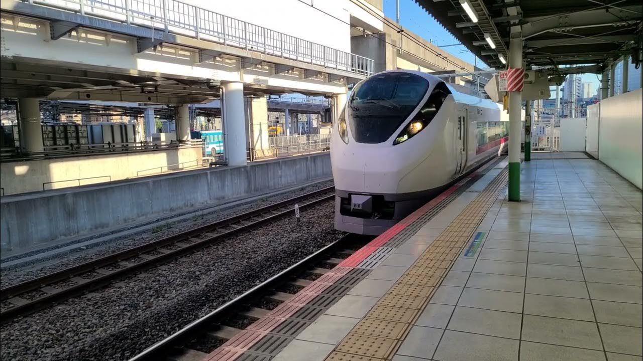 【常磐線】21M 特急ひたち21号 E657系K6編成 北千住駅 通過シーン - YouTube