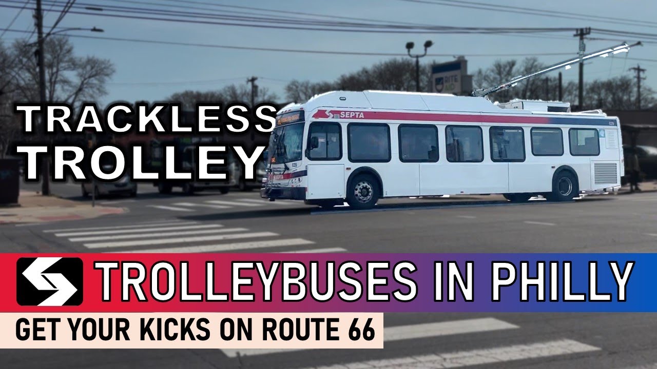 The Trackless Trolley: A Philly Transit Icon - YouTube