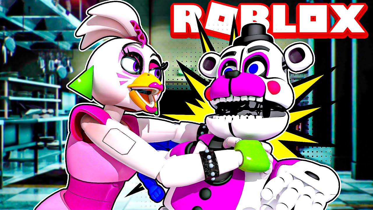 Freddy and Funtime Freddy Play SECURITY BREACH but in ROBLOX - YouTube