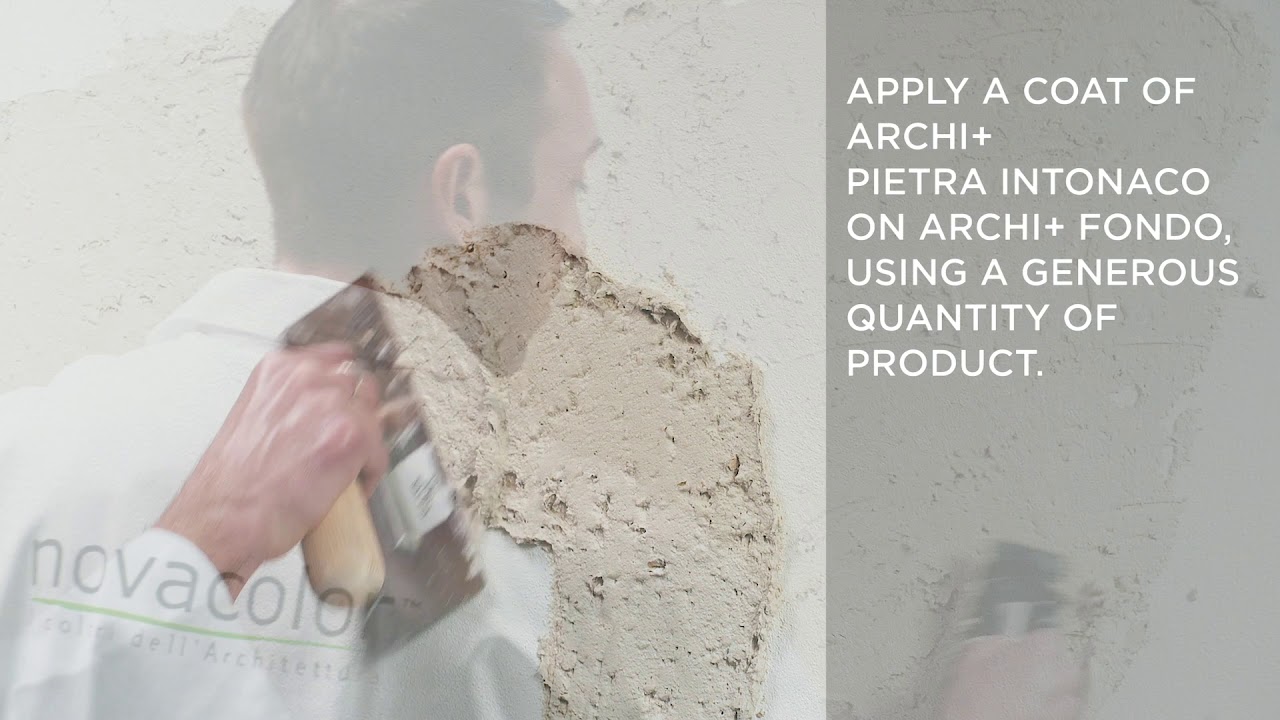 NOVACOLOR ARCHI PIETRA INTONACO- (STONE PLASTER)- ENGLISH - YouTube