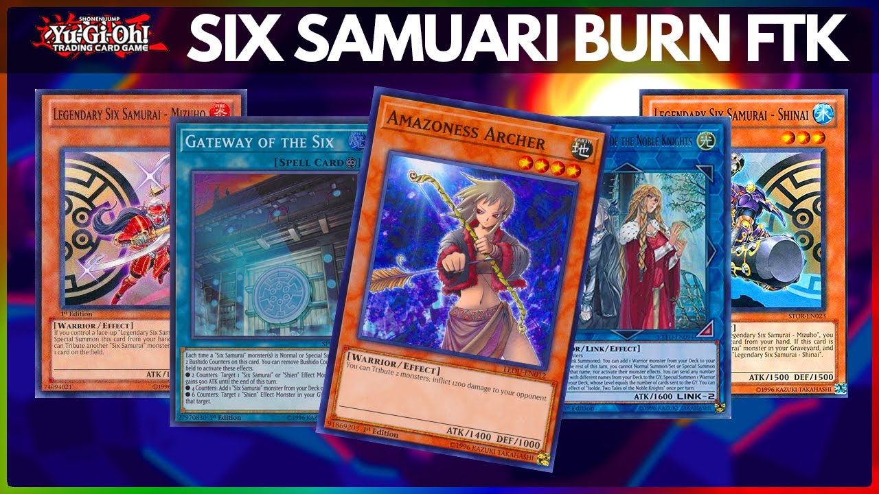 Yu-Gi-Oh! Six Samurai FTK *AMAZONESS ARCHER* [May 2021] Yu-Gi-Oh ...