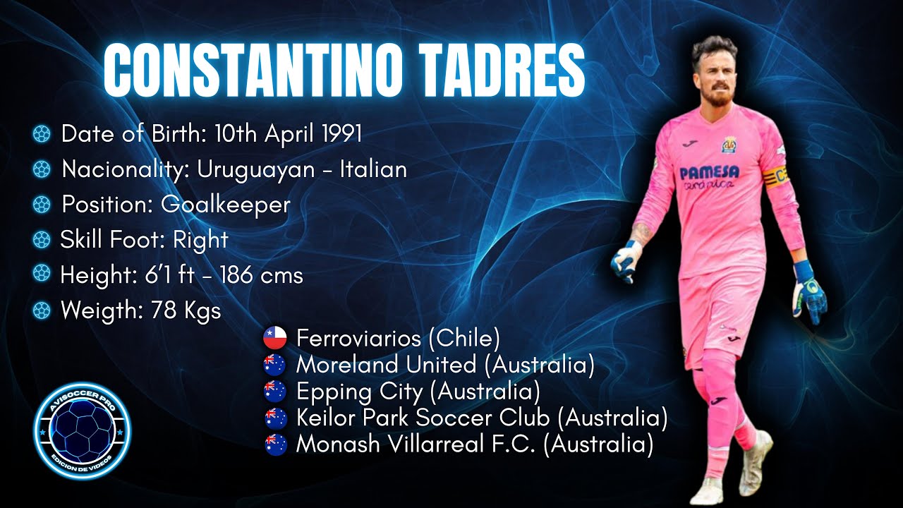 Constantino Tadres Olivera #1 // Arquero - Goalkeeper // Monash ...