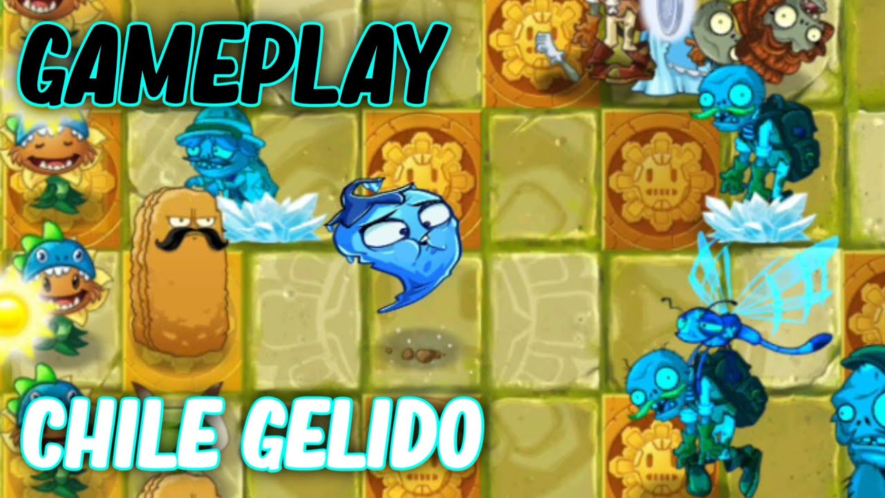 PvZ 2: Chile gélido (chilly pepper) Gameplay beta actualización 10.1.1 ...