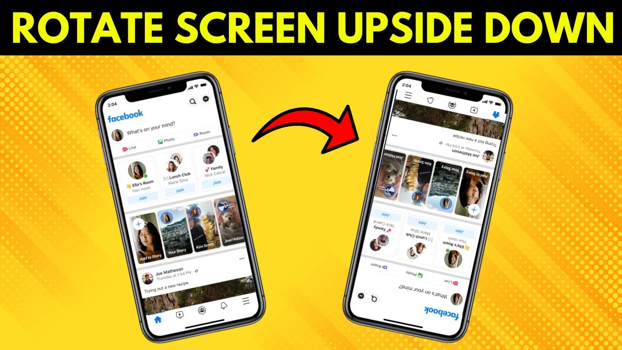 HOW TO ROTATE SCREEN UPSIDE DOWN IN ANDROID 2026! (EASY) - YouTube