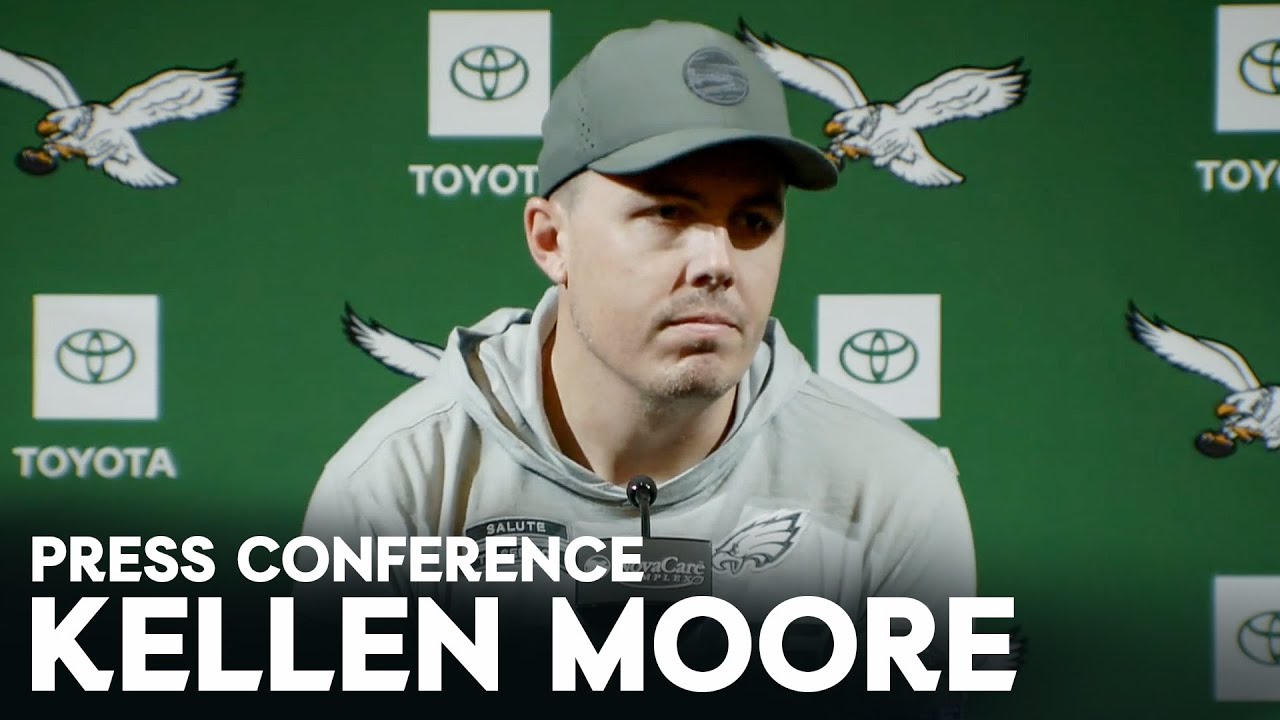 Eagles Press Conference: Kellen Moore | December 24, 2024 - YouTube