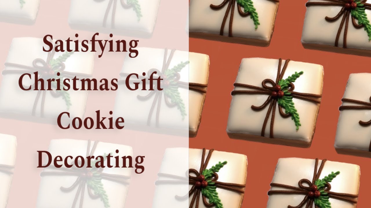 Satisfying Christmas Cookie Decorating | Christmas Gift - YouTube