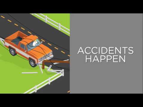 What to do if your car hits a power pole. - YouTube