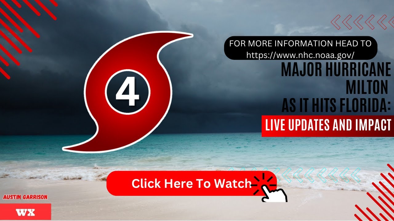 Major Hurricane Milton as Hits Florida: Live Updates and Impact ...