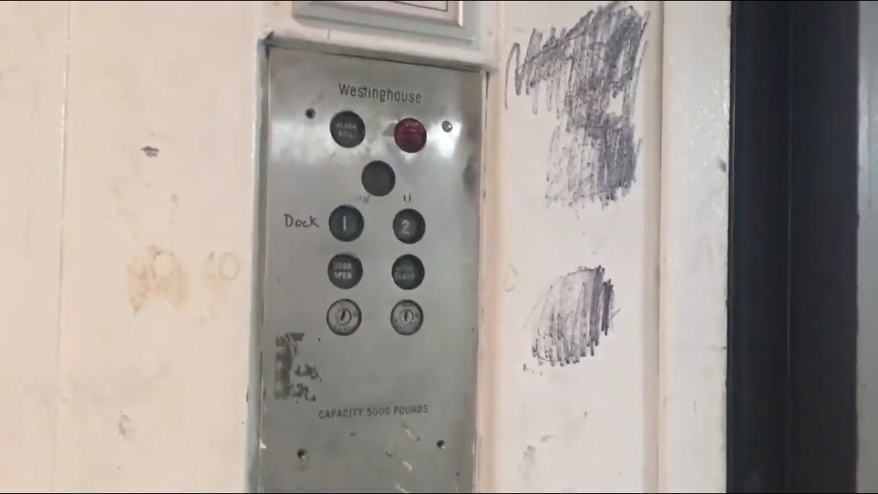 ULTRA RARE WESTINGHOUSE FREIGHT ELEVATOR WITH BLACK AE BUTTONS ...