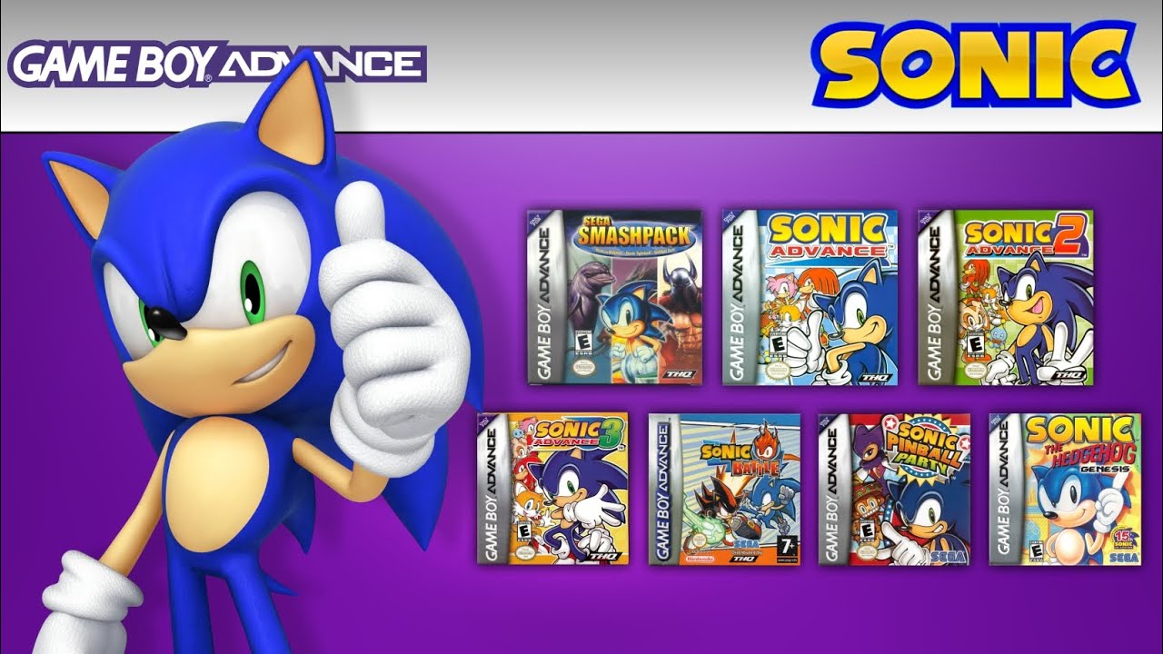 Sonic series for Game Boy Advance | GBA | My Boy! - YouTube