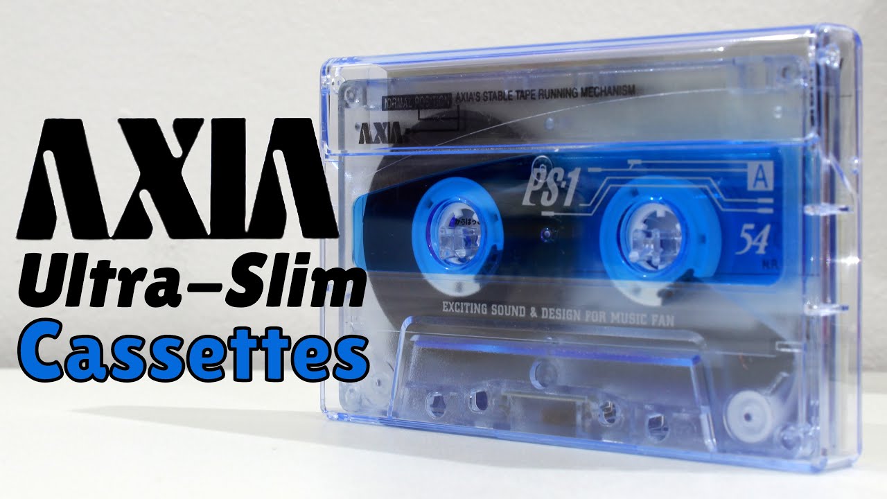 Axia "Ultra-Slim Case" Cassettes: Weird, Kind of Tacky, but Very, Very ...