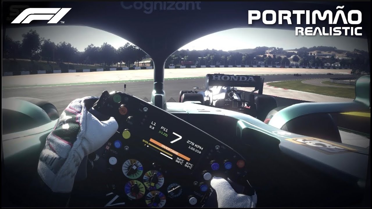F1 2021 Realistic ReShade - Portimão - Aston Martin x Sebastian Vettel ...