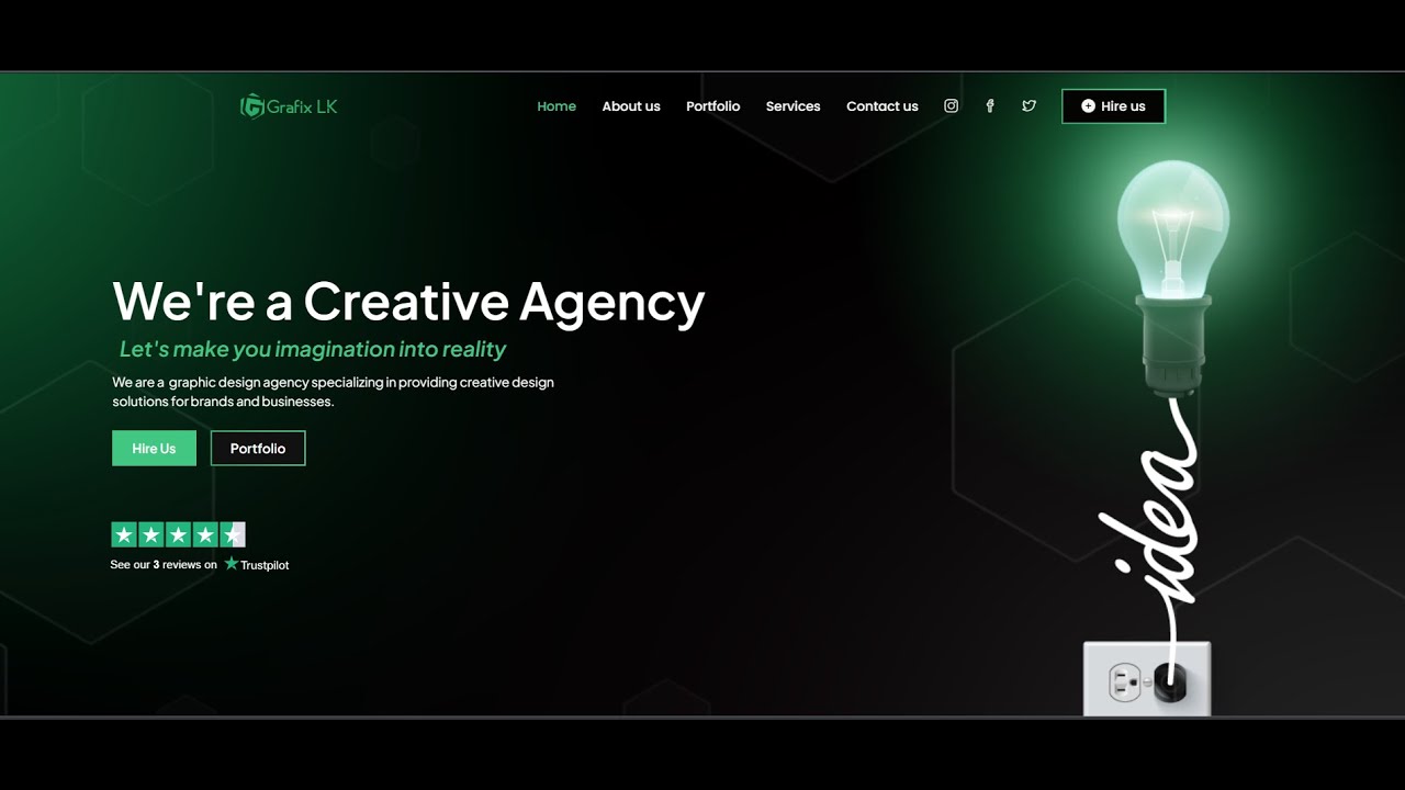 GrafixLk Website Intro - YouTube