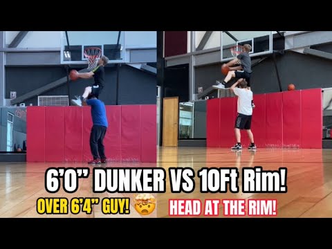 INSANE DUNK OVER 6’4” GUY! (Lyft Fitness) 🤯😤🔥 - YouTube