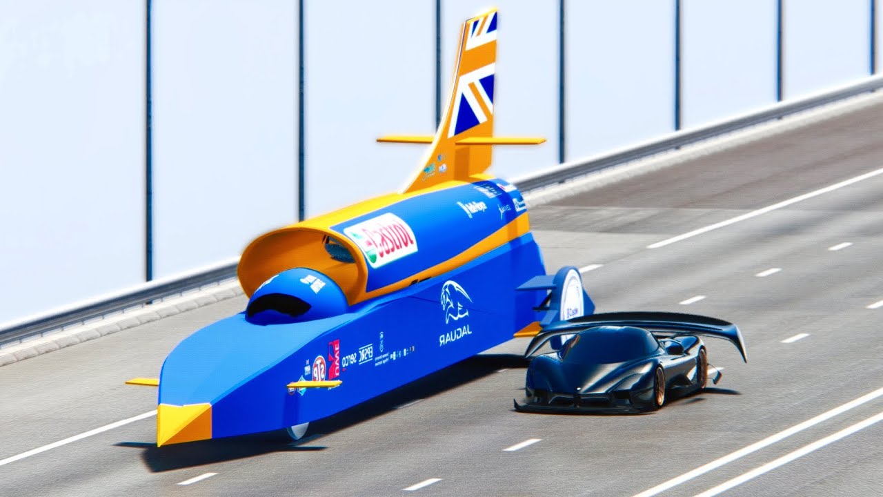 SSC Tuatara GTR Concept vs SSC Bloodhound at Drag Race 20 KM - YouTube