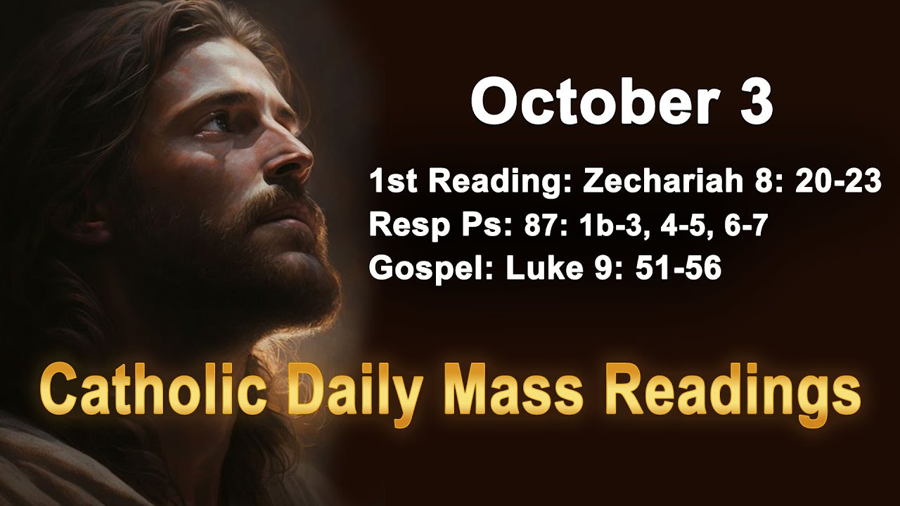 Catholic Daily Mass Readings for Today I Tuesday October 3 2023 - YouTube