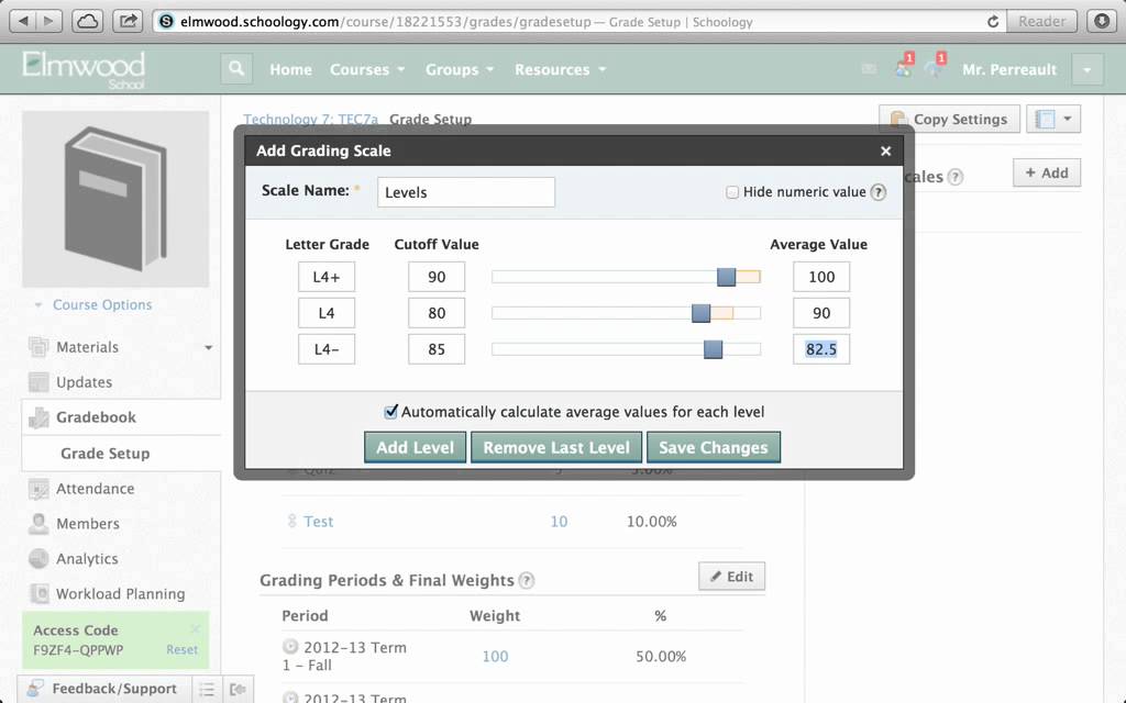 Schoology: Setting up the Grade Book - YouTube