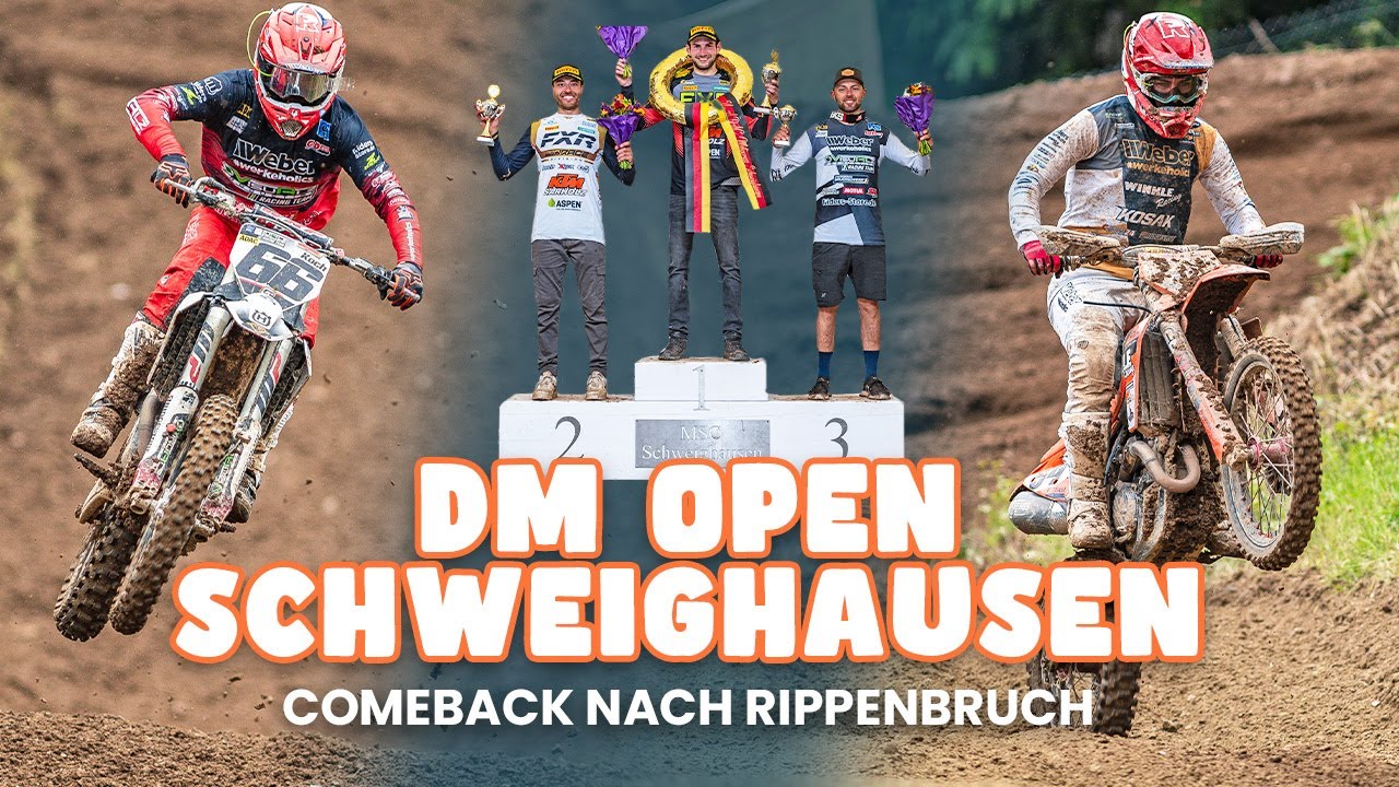Motocross DM Schweighausen 2024 - mit Kevin Winkle und Tim Koch gibt ...