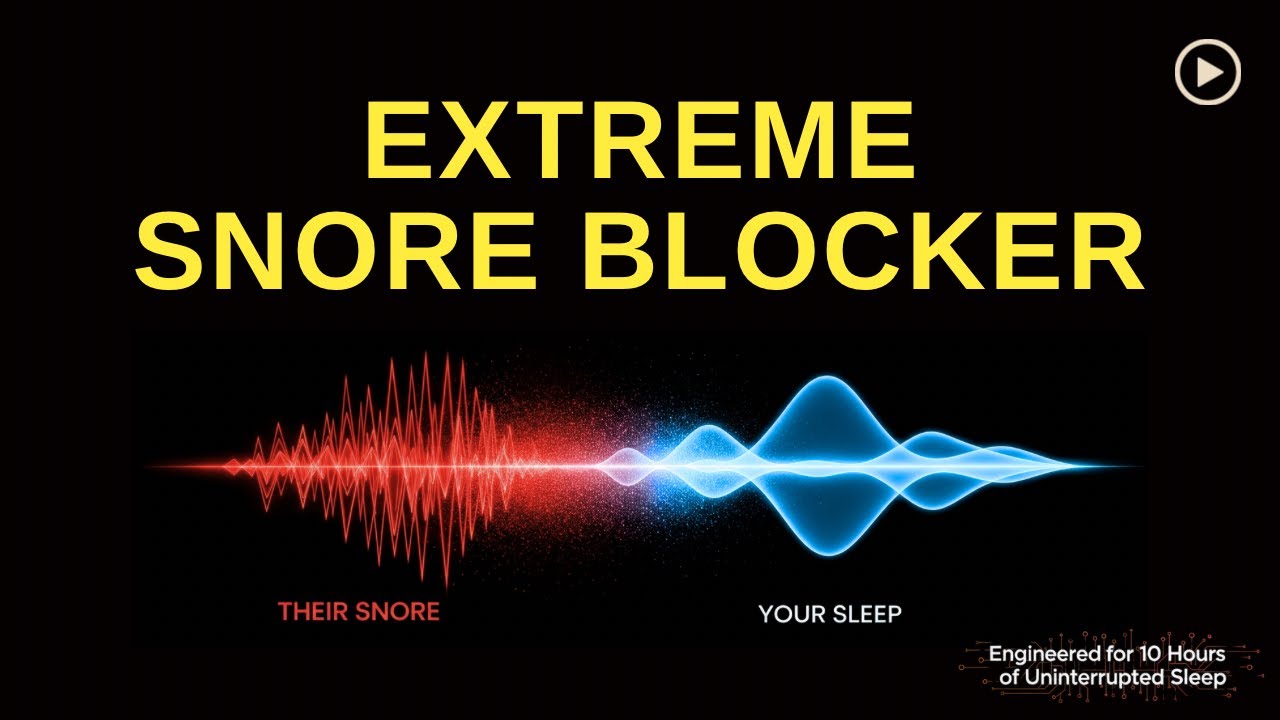Extreme Snore Blocker | 10 Hours Pure Noise Wall to Block Out Loud ...