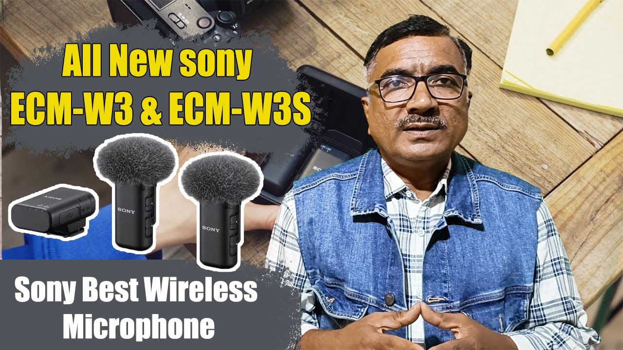 All New Sony ECM-W3 & ECM-W3S Wireless Microphone | Newly Launched In ...