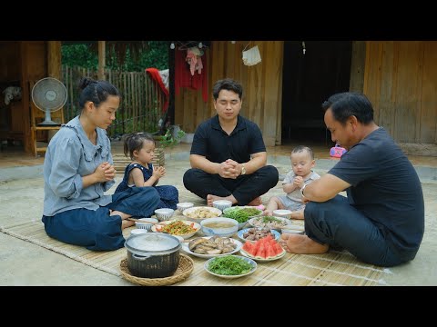 Hoans Großvater besucht Ly Tieu Cas Familie & Zukunftspläne | Eine kleine Familie auf dem Land