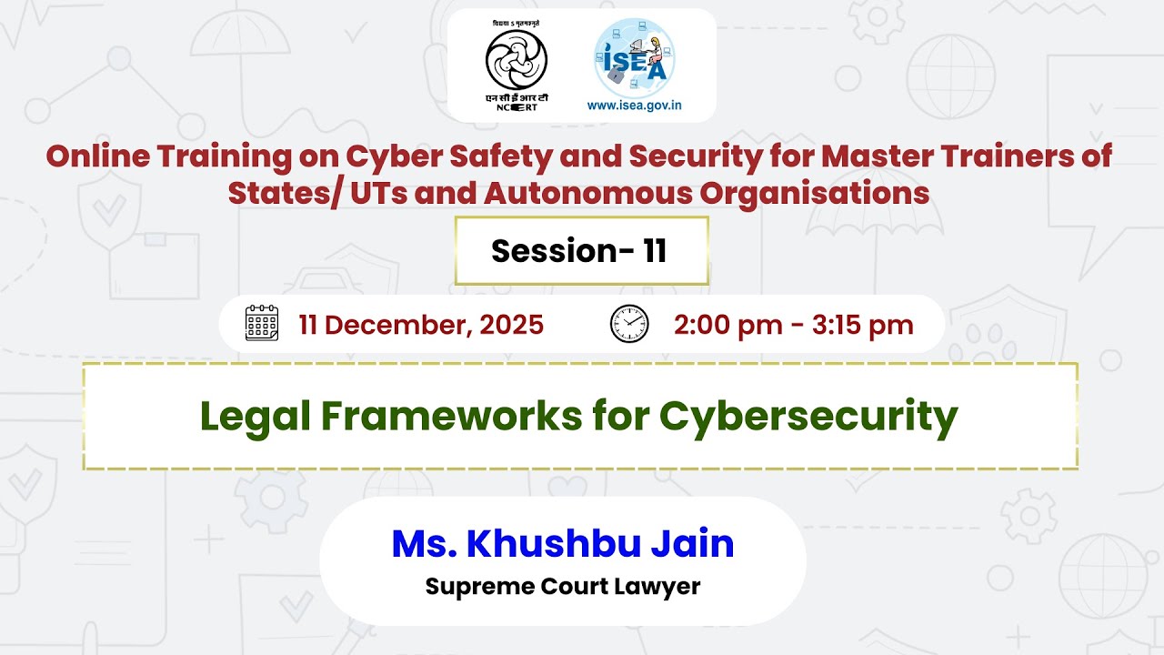 Session - 11 - Online Training on Cyber Safety and Security for Master ...