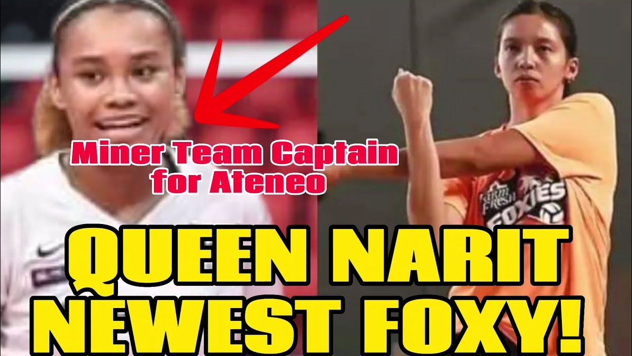 Queen Narit for Team Foxy! MINER Newest team Captain for UAAP season 86. #womensvolleyball - YouTube