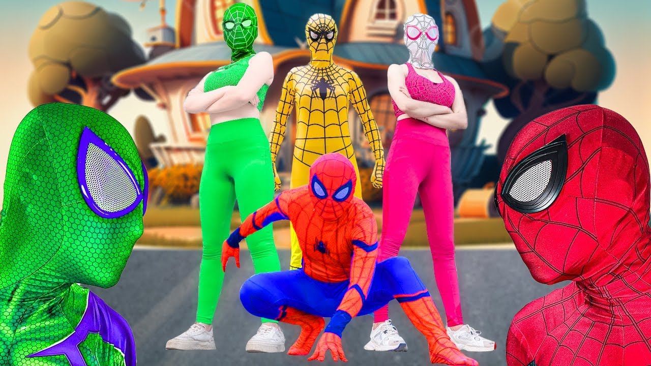 TEAM SPIDER MAN vs NEW BAD HERO || SPECIAL LIVE ACTION STORY - KID ... TEAM SPIDER MAN vs NEW BAD HERO || SPECIAL LIVE ACTION STORY - KID ...