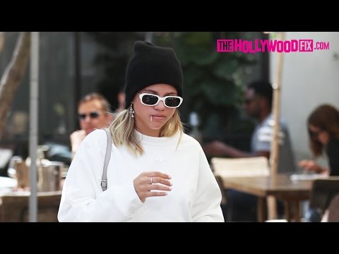 Sofia Richie Rocks Adidas Sweater & Shoes After Being Named The Face Of The Brand 5.12.17