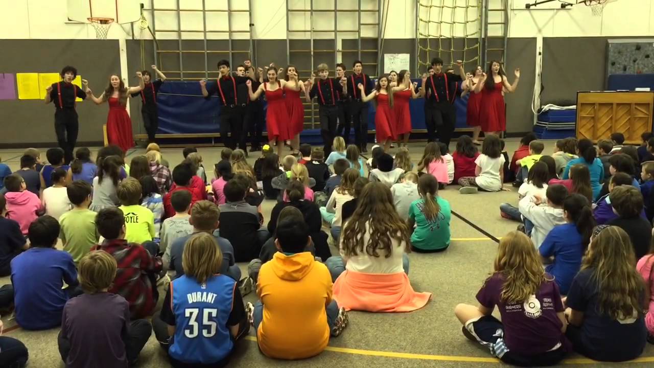 Bellingham High School Showstoppers perform medley at Roosevelt ...
