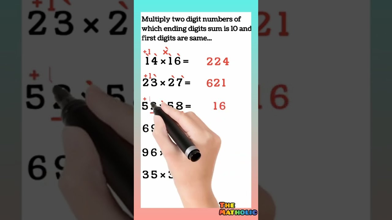 Multiply Trick How To Multiply Two Digit Numbers Of Which Ending Multiply Trick How To Multiply Two Digit Numbers Of Which Ending