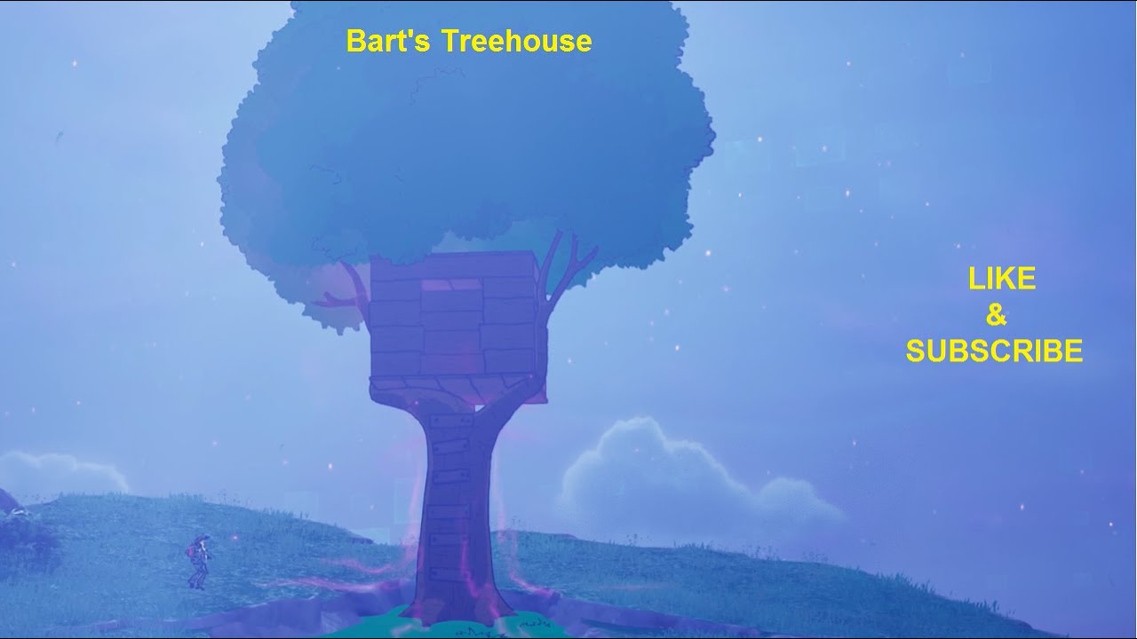 Fortnite: Bart Simpson"s Treehouse, Battle Royale Zero Build Gameplay ...