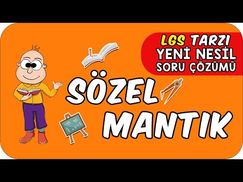 Sözel Mantık LGS Tarzı Yeni Nesil Soru Çözümü ✍🏻